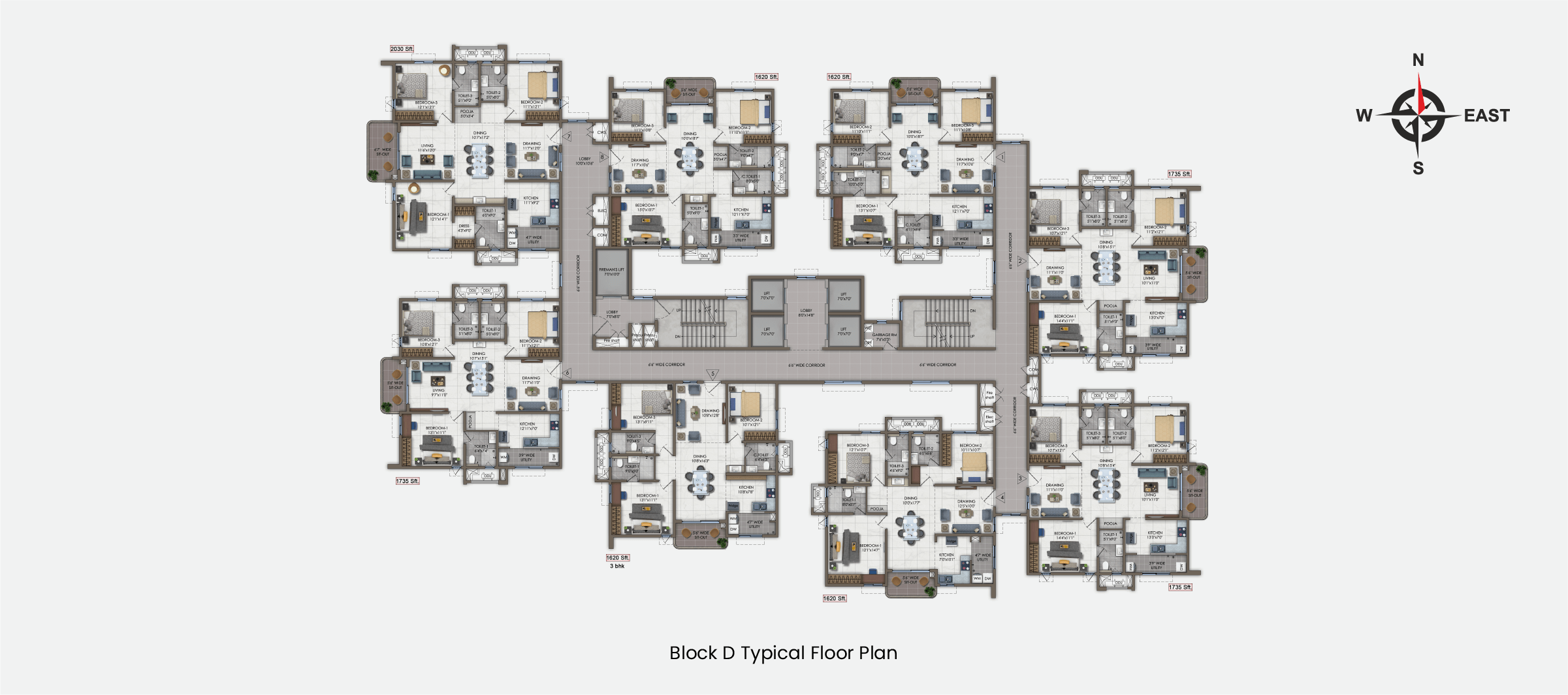 Vertex Viraat - 2 and 3 BHK Premium Apartments in Miyapur