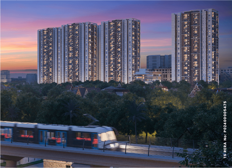 Vertex Viraat - 2 and 3 BHK Premium Apartments in Miyapur